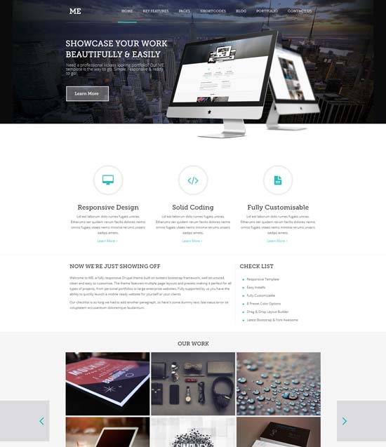 50 Best Free Responsive Drupal Themes - freshDesignweb