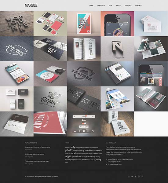 30 Best Flat Design Website Templates Free & Premium - freshDesignweb