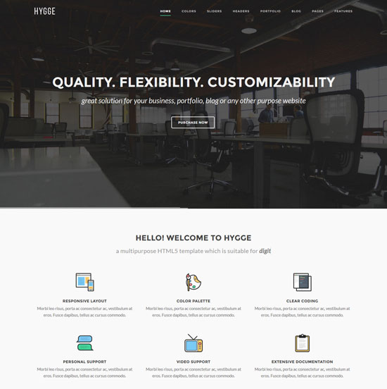 30 Best Flat Design Website Templates Free & Premium – freshDesignweb