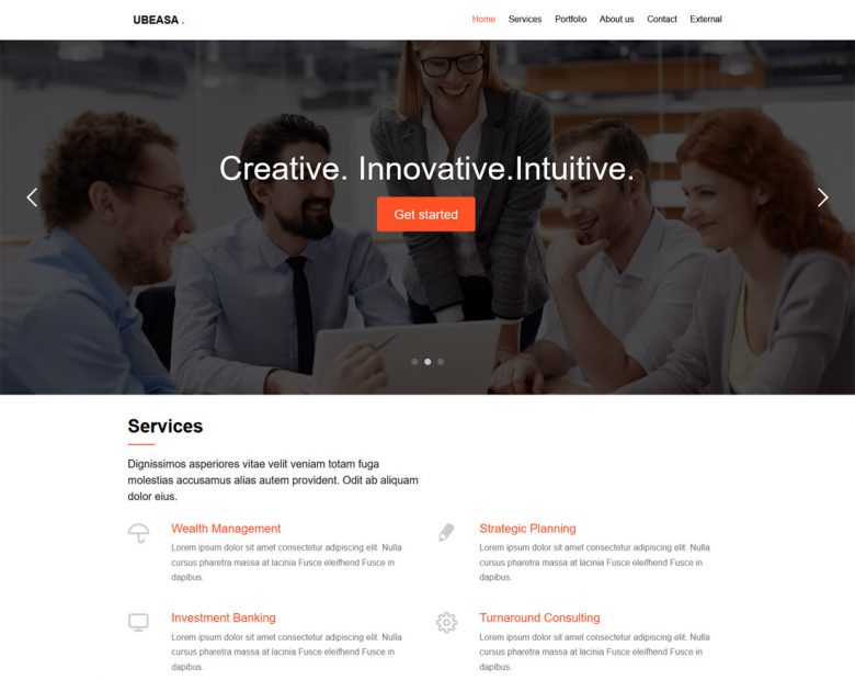uBeasa – Free HTML5 Website Templates 2024 – freshDesignweb